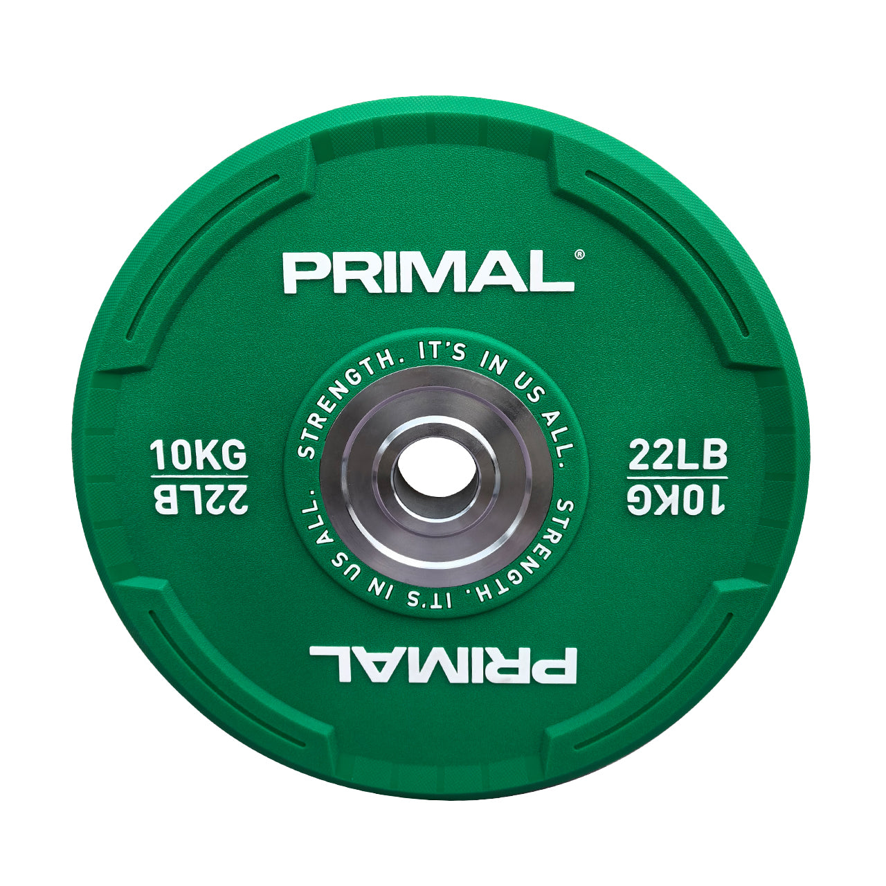 Primal Performance Series CPU Bumper Plate (Singles)- PRE WORKED – Primal Strength