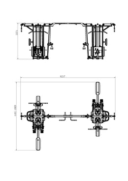 Primal Performance Series Club 8-Station Multi-Stack Gym – Primal Strength