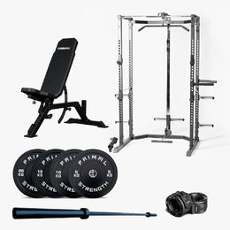 Home Gym Package | Squat Rack, Weights & Bench - Primal Strength