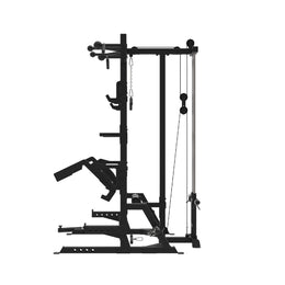 Primal Personal Series Ultimate Half Rack with Lat Pulldown & Low Row ...