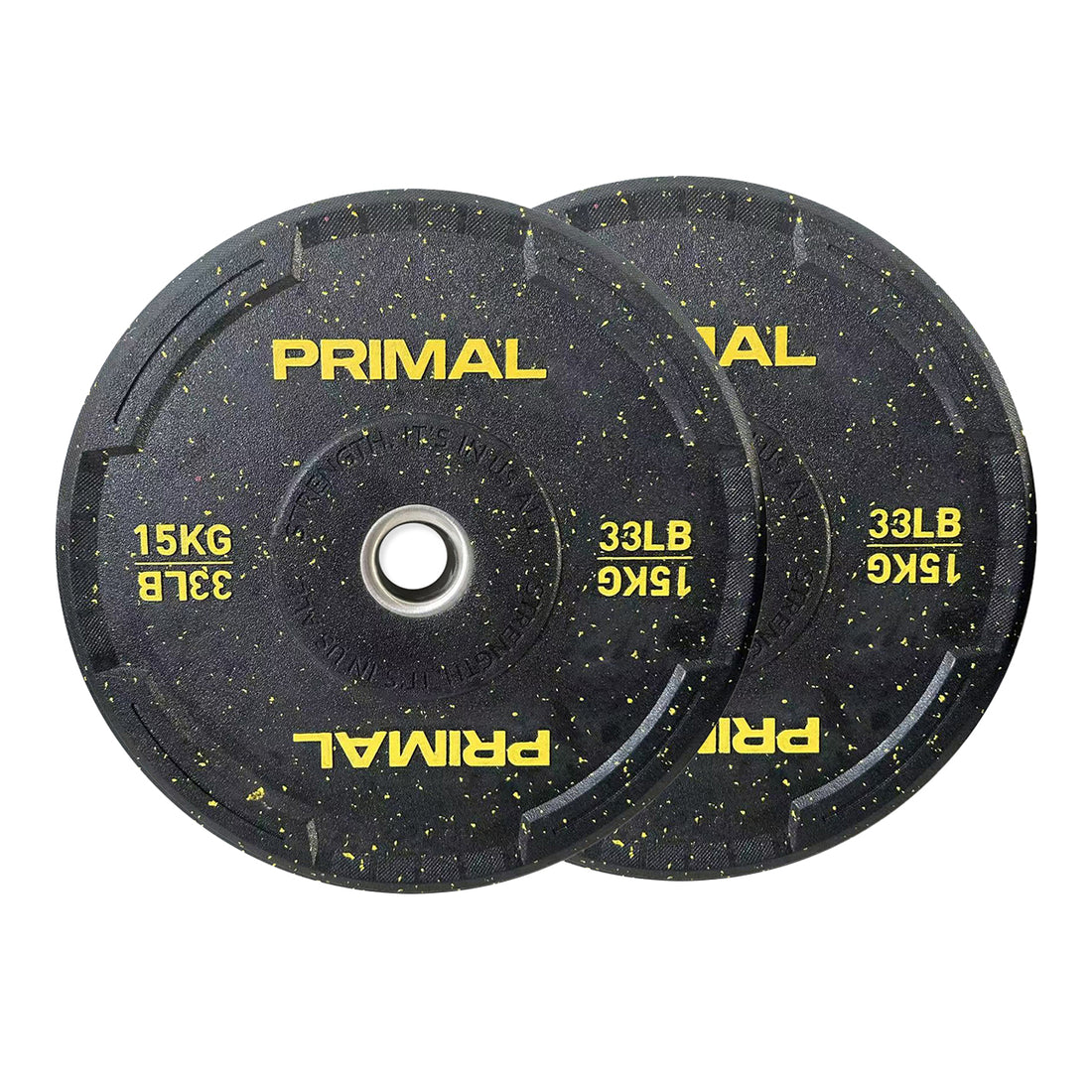 Primal Performance Series V2 Hi-Temp Olympic Bumper Plate (Pairs) – Primal Strength