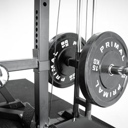 Primal Personal Series Ultimate Half Rack with Lat Pulldown & Low Row ...