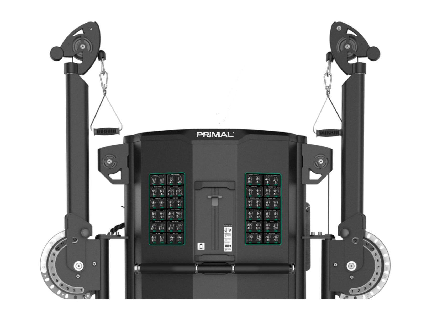 Commercial Dual Arm Cable Pulley – Primal Strength