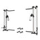 Home Series Cable Crossover Rack Mounted – Primal Strength